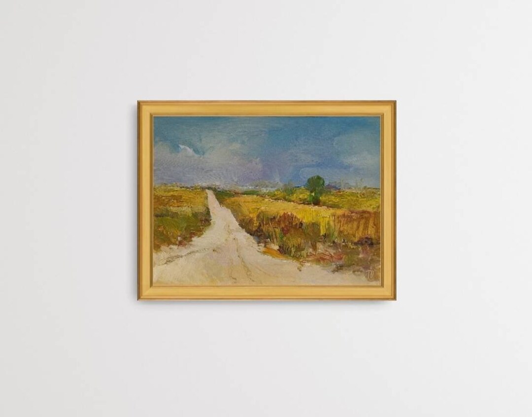 Landscape Oil Painting, Tiny Painting, Nature Miniature. Miniature Oil ...