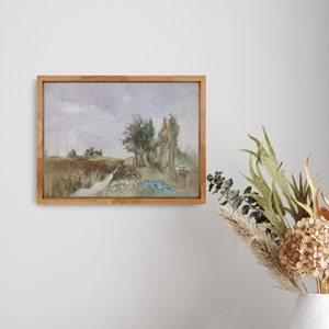 Small Oil Painting Oil Painting Original. Summer Road Painting ...