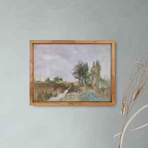 Small Oil Painting Oil Painting Original. Summer Road Painting ...