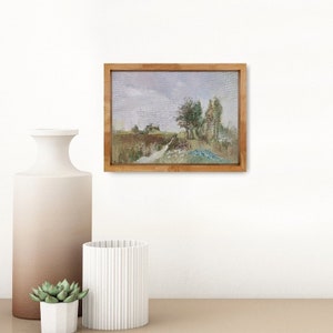 Small Oil Painting Oil Painting Original. Summer Road Painting ...