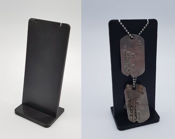 WW2 Dog Tag Display Stand X1 - Etsy