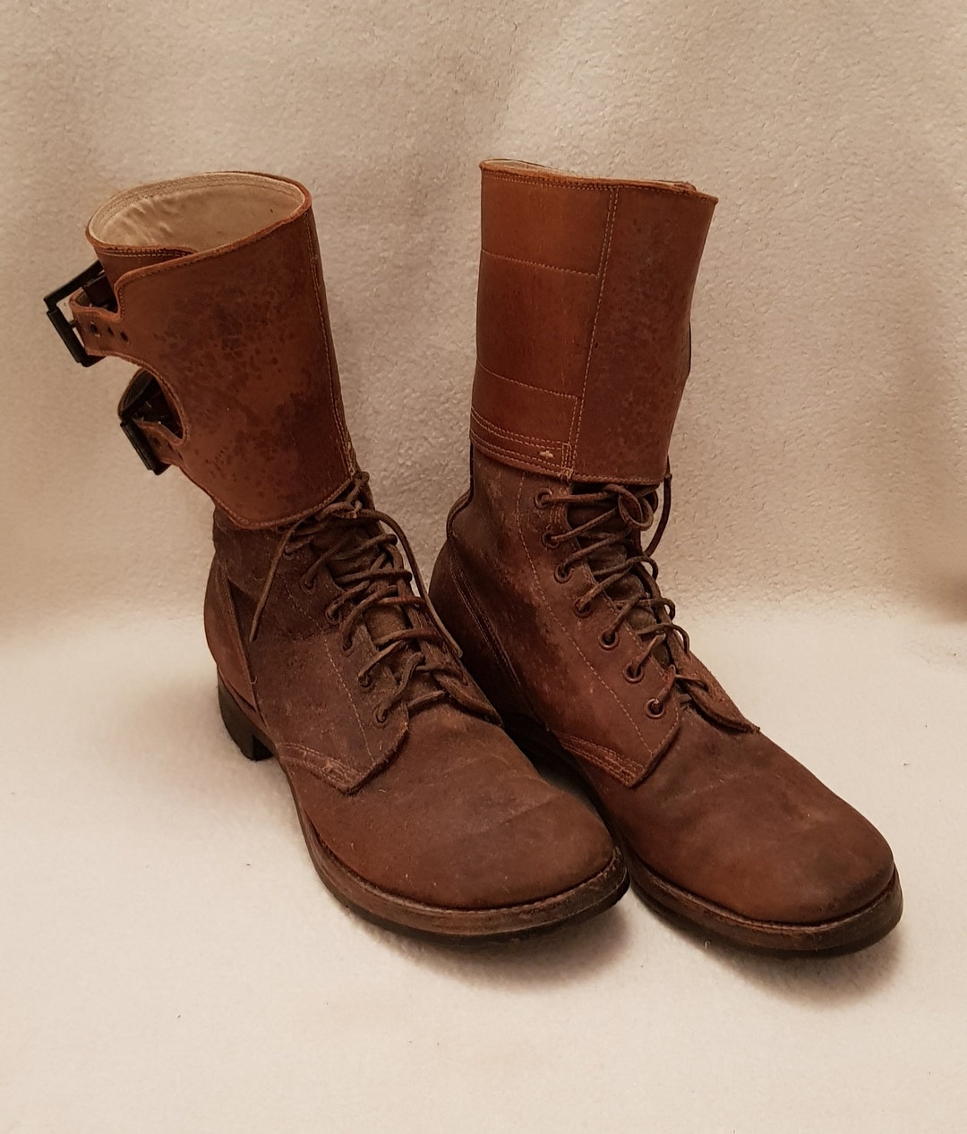WW2 US M-1943 Double Buckle Combat Boots 3 - Etsy