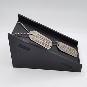 Dog Tag Display Mount X1 - Etsy