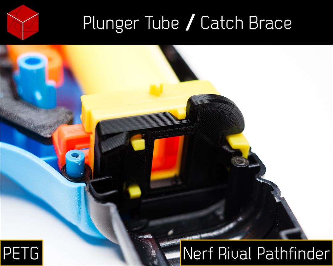 Plunger Tube / Catch Brace (PETG) for Nerf Rival Pathfinder - Etsy