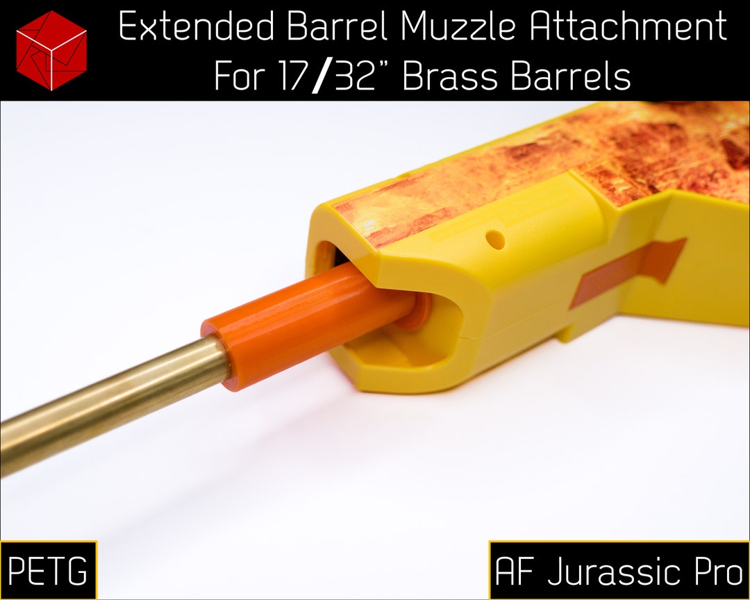 Extended Barrel Muzzle Attachment for 17/32in Barrels (PETG) for ...