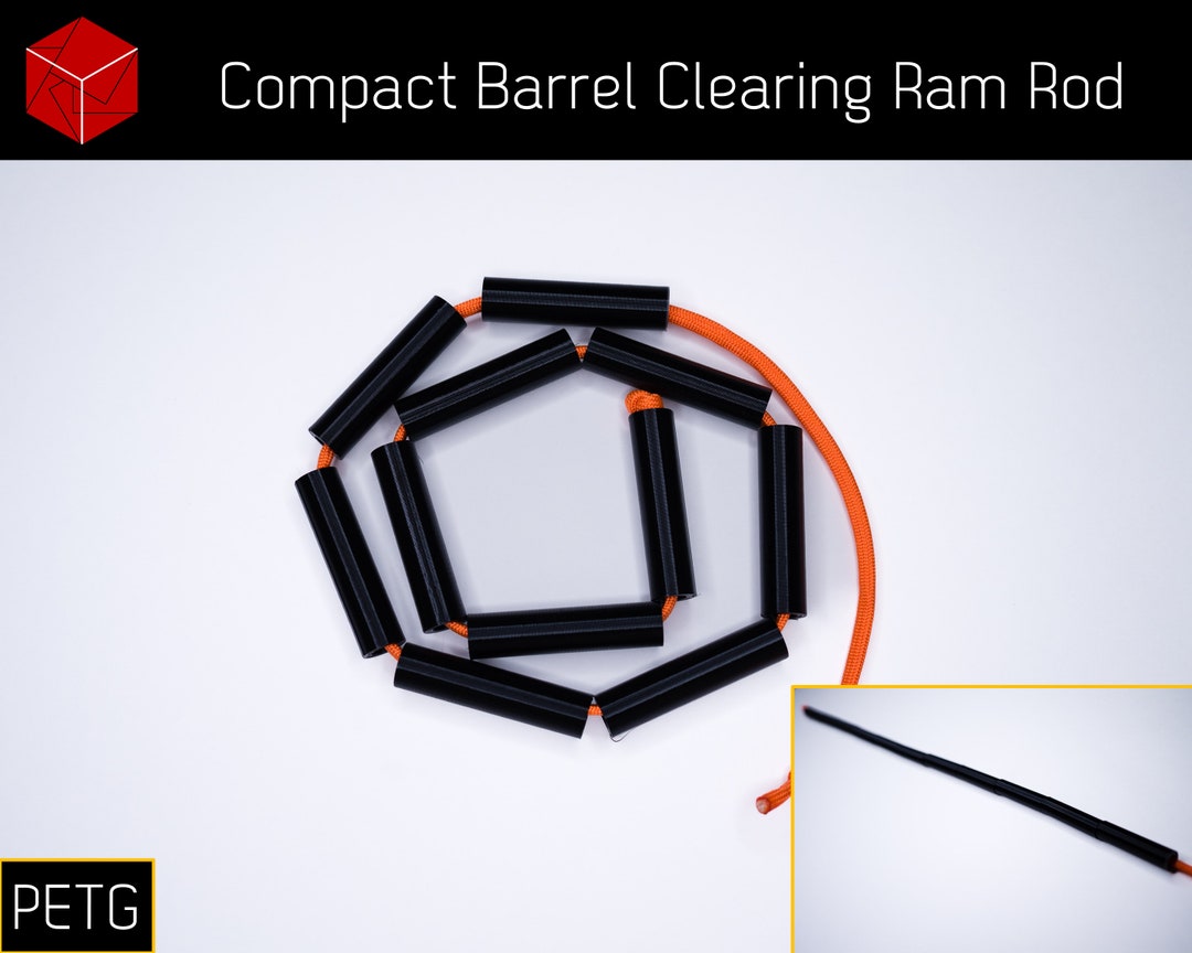 Compact Barrel Clearing Ram Rod PETG - Etsy