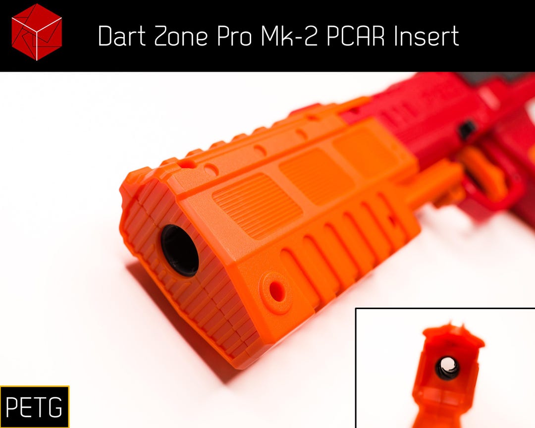 PCAR Rifling Accuracy Muzzle Insert (PETG) for Dart Zone Pro Mk-2.0 - Etsy