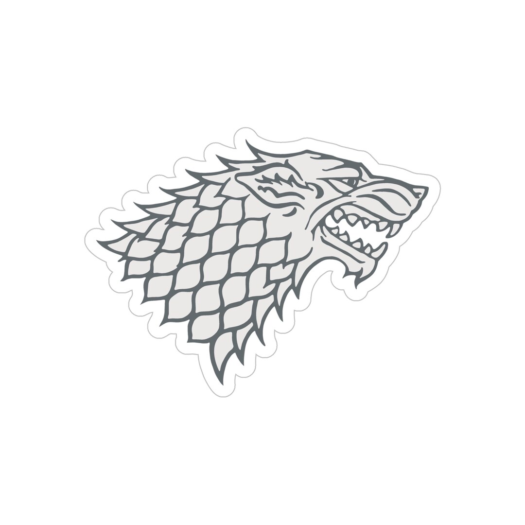 White Wolf Sticker - Etsy
