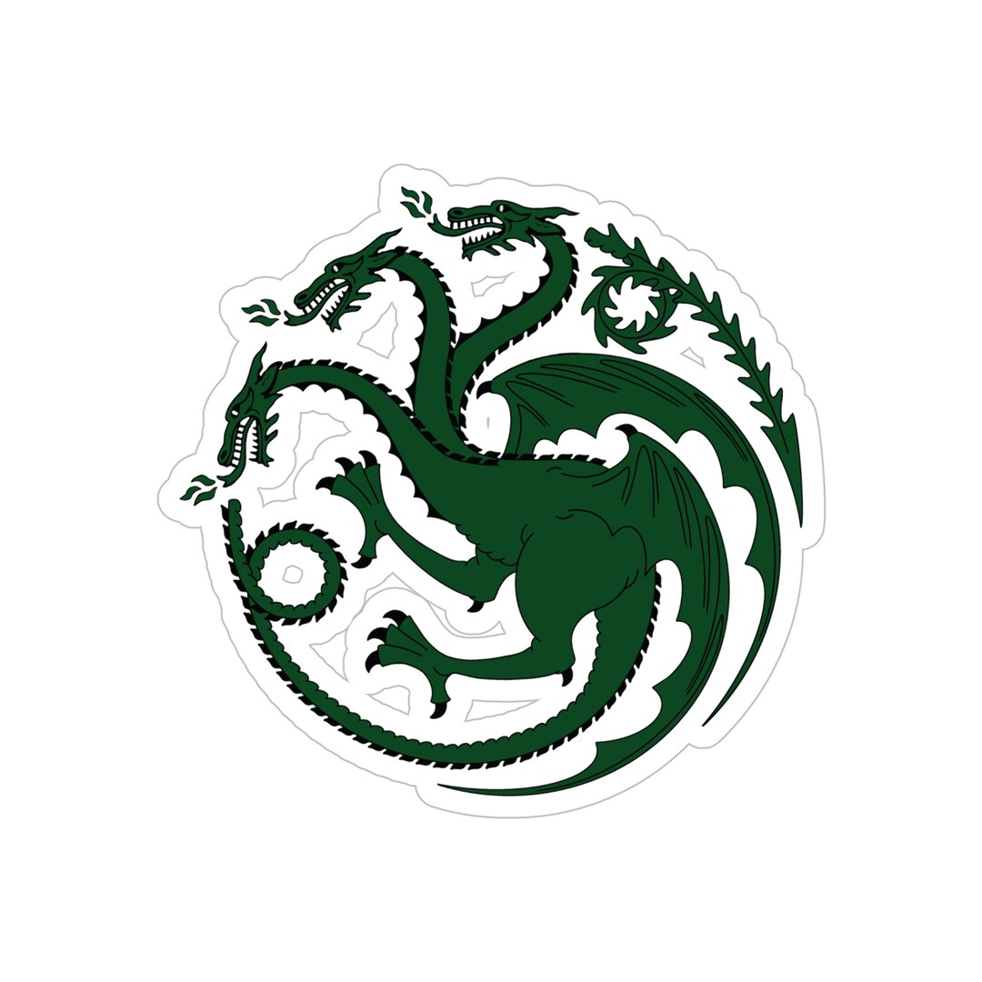 Green Dragon Sticker - Etsy