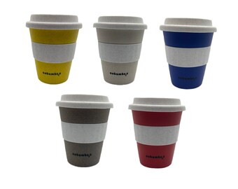 Bamboo Reusable Coffee Cups | Etsy