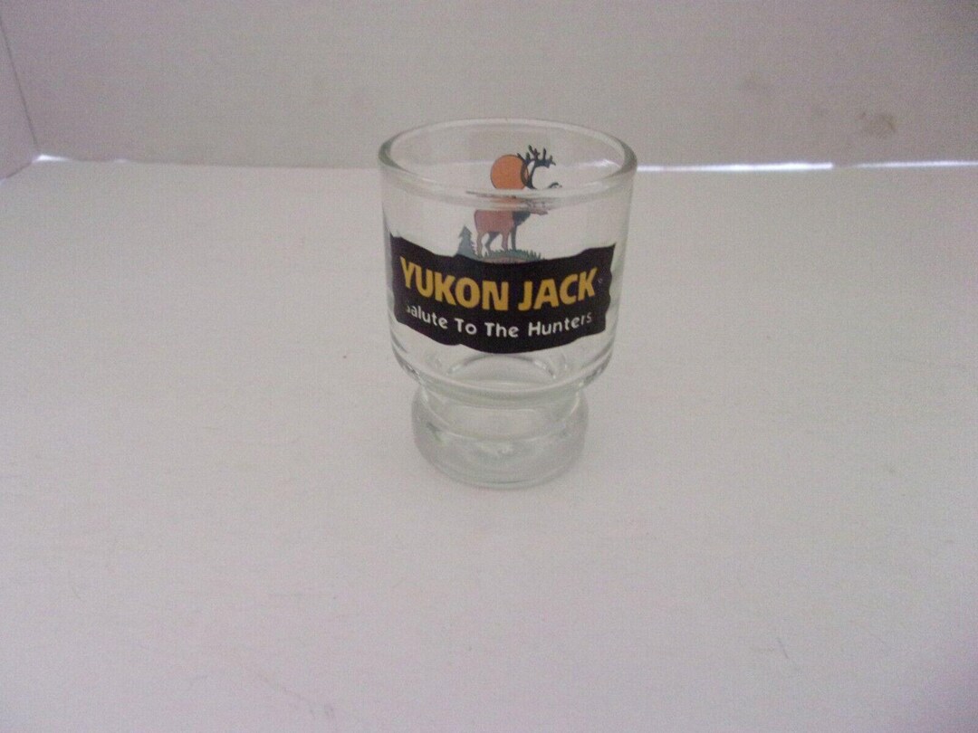 Vintage Yukon Jack salute to the Hunters Shot Glass - Etsy
