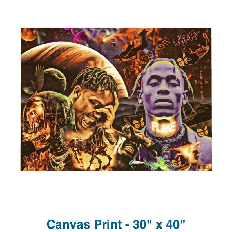 Travis Scott Art - Etsy