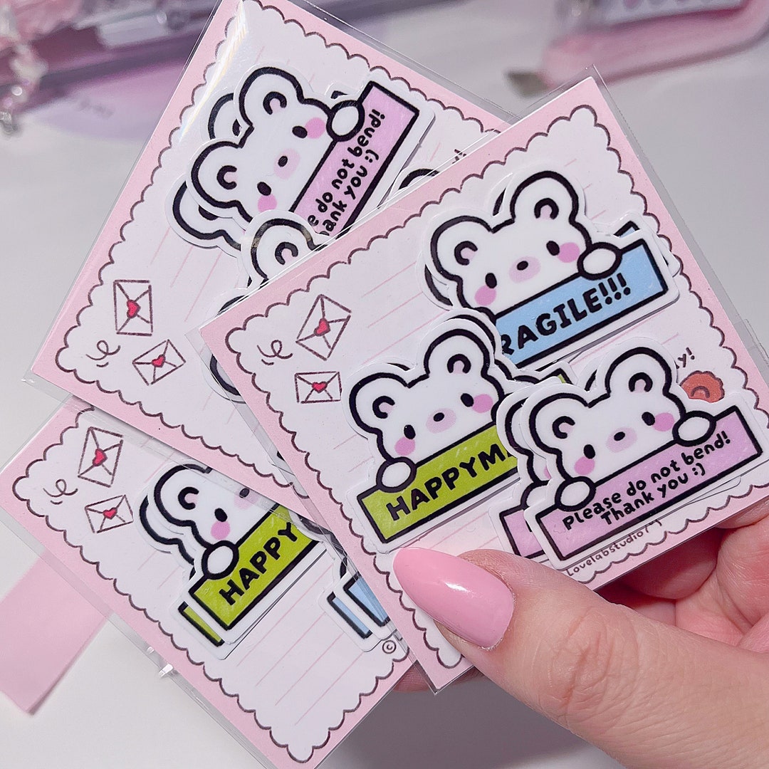 Mailing Sticker Set 6pcs - Etsy