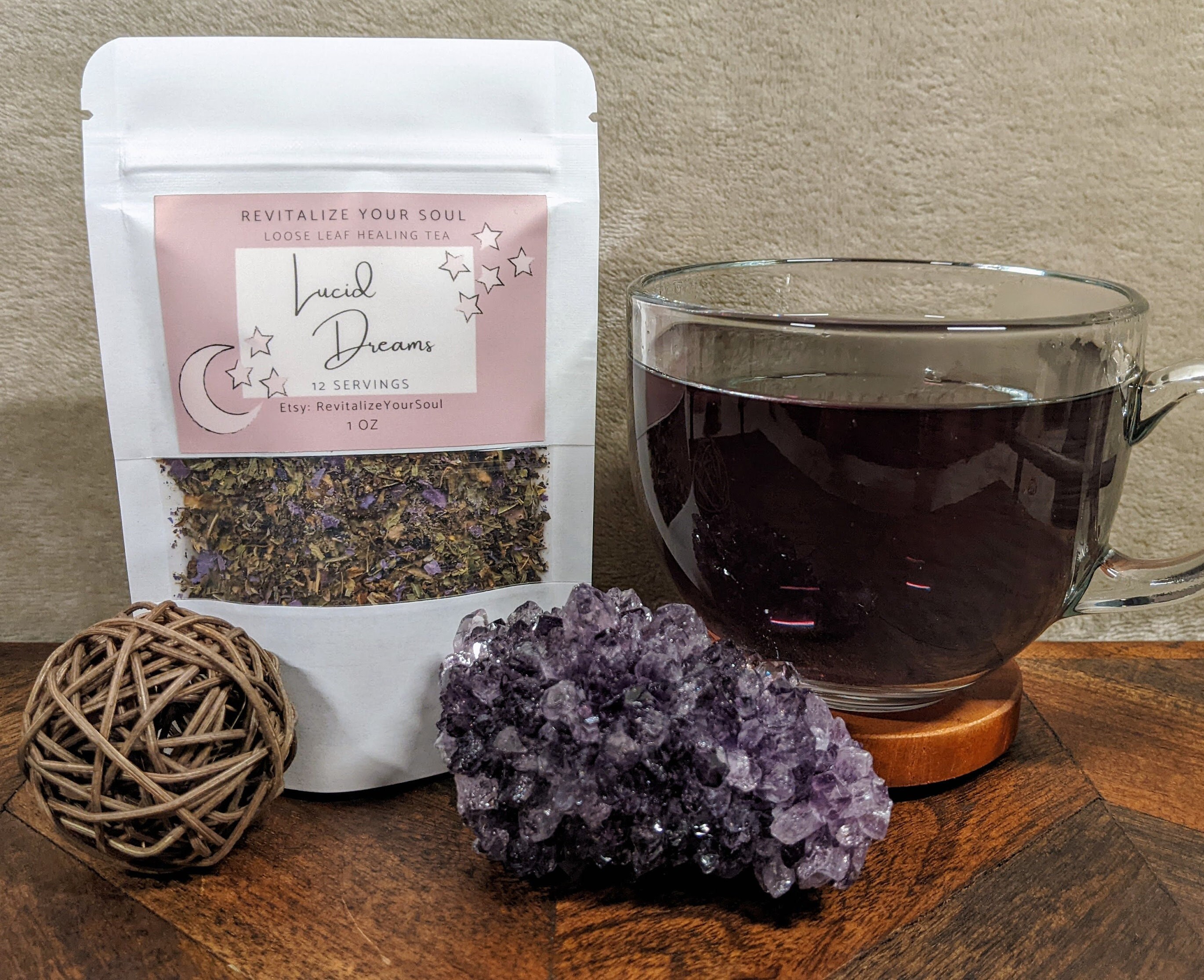 Lucid Dreams Healing Herbal Tea Natural Sleep Support Tea Dream Support ...