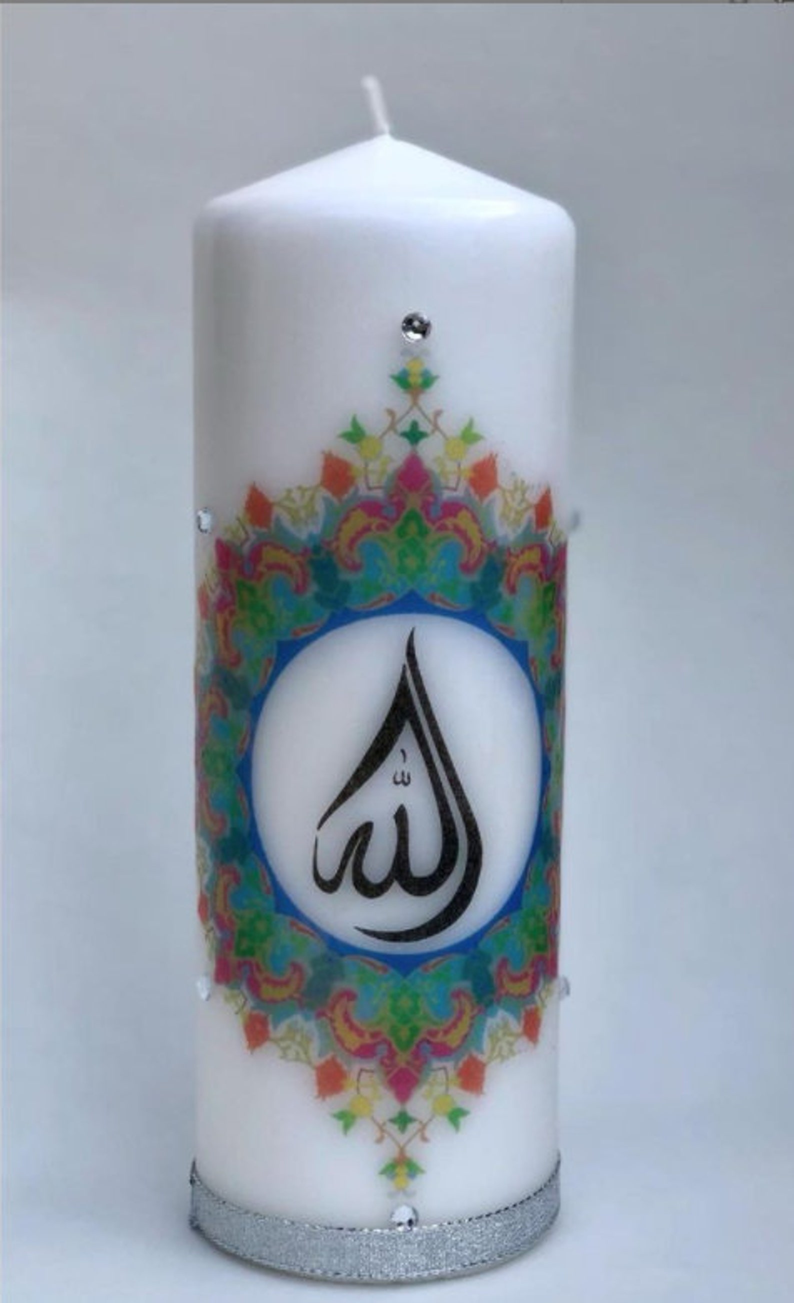 Islamic Decorative Custom Candle With Medallion extra Large - Etsy