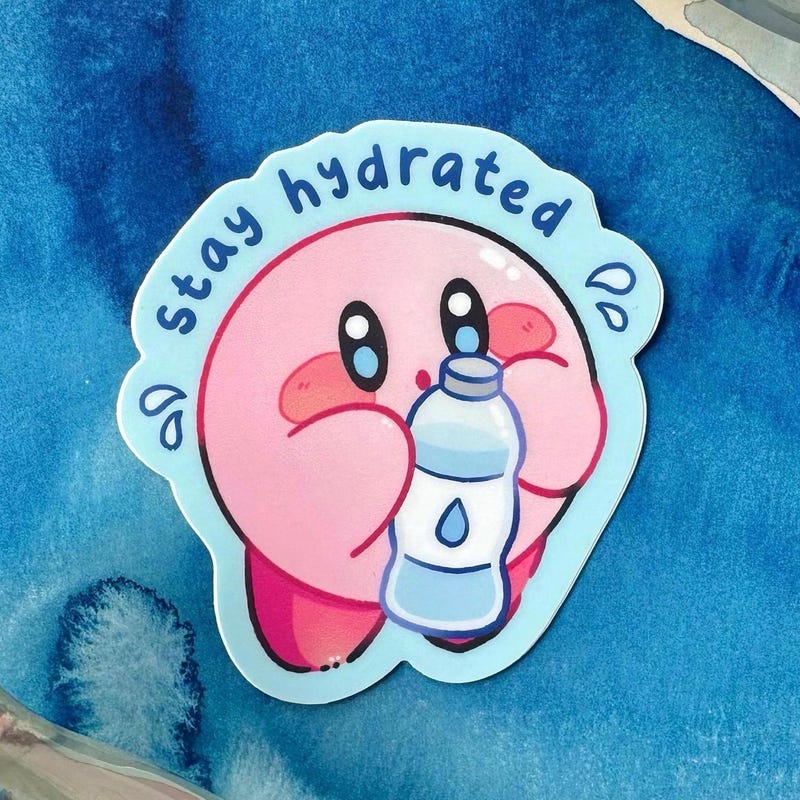 Kirby Sticker - Etsy