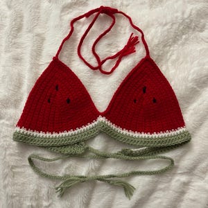 Watermelon Crochet Top - Etsy