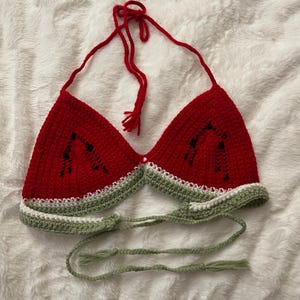 Watermelon Crochet Top - Etsy