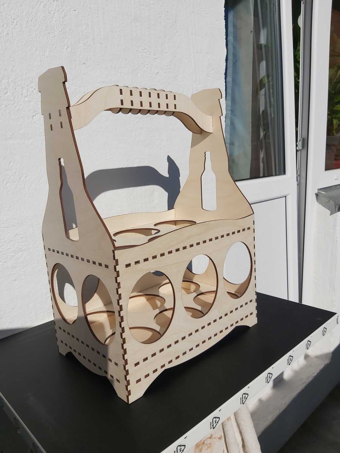 6 Pack Beer Caddy Digital File Templet Svgcdrdxf Laser Cut | Etsy