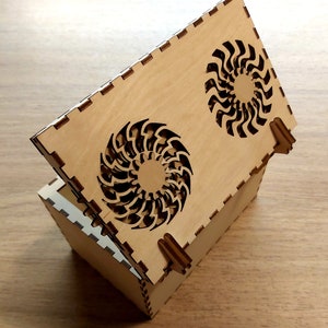 Kinetic Box, Gear Box, Laser File Svg Cdr Pdf Dxf, 3mm Material. - Etsy