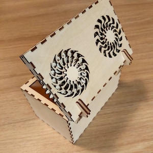 Kinetic Box, Gear Box, Laser File Svg Cdr Pdf Dxf, 3mm Material. - Etsy