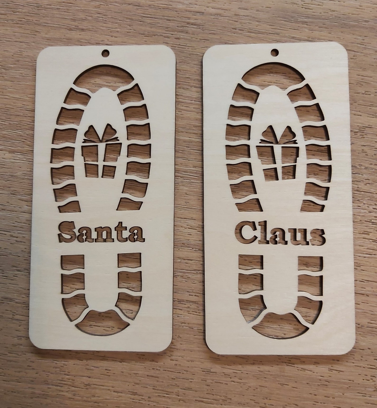 Santa Footprint Svg Dxf Cdr Christmas Footsteps Elf Shoes | Etsy