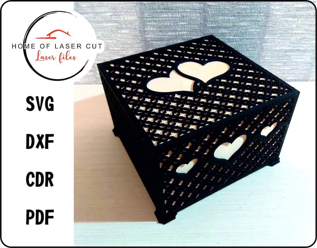Laser Cut Memory Box File, Baby Keepsake (svg Dxf Cdr Pdf) - Etsy