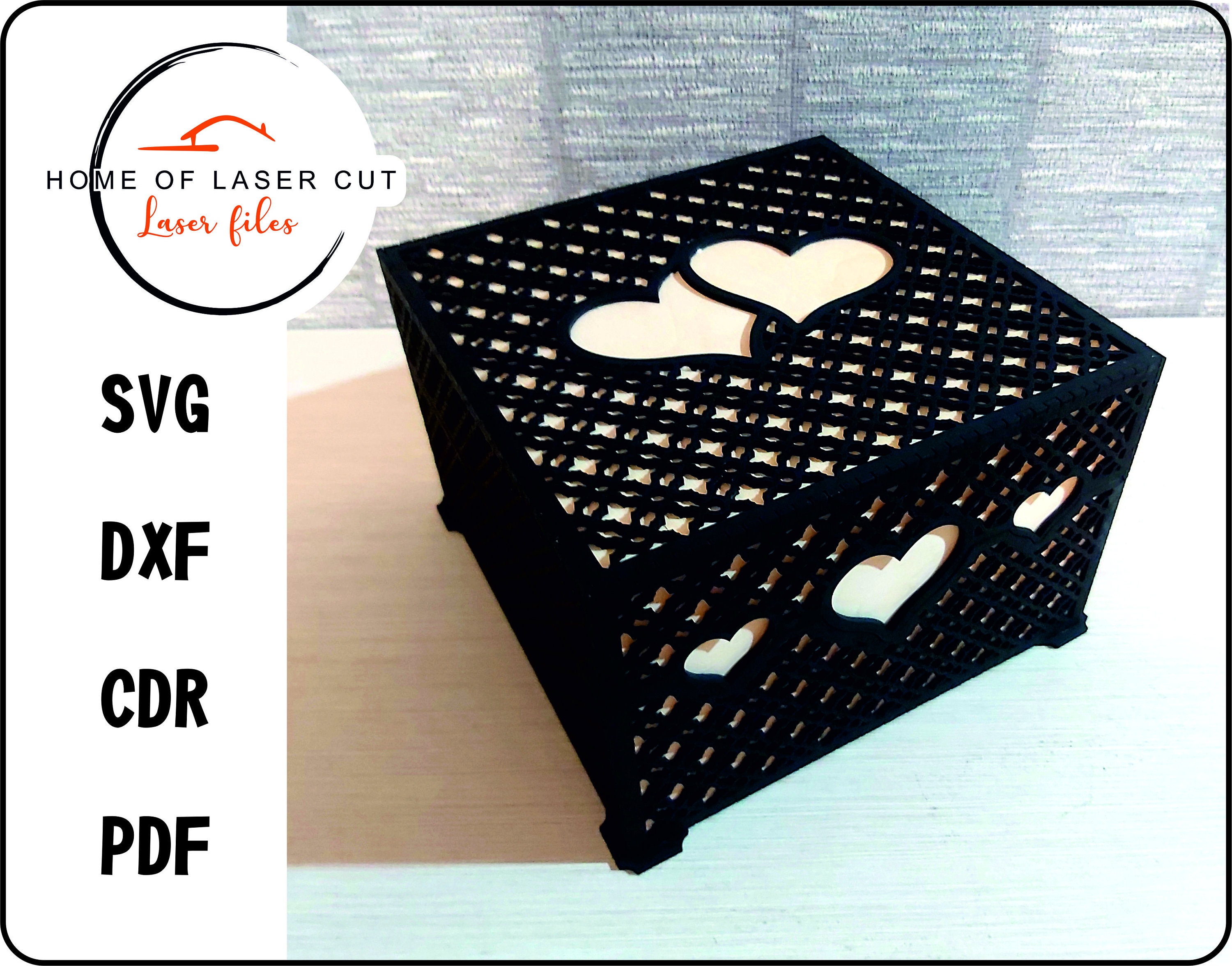 Laser Cut Memory Box File, Baby Keepsake (svg Dxf Cdr Pdf) - Etsy