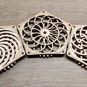 Mechanical, Cup and Glass Coaster, Laser File 3mm & 4mm, Svg Cdr Dxf ...