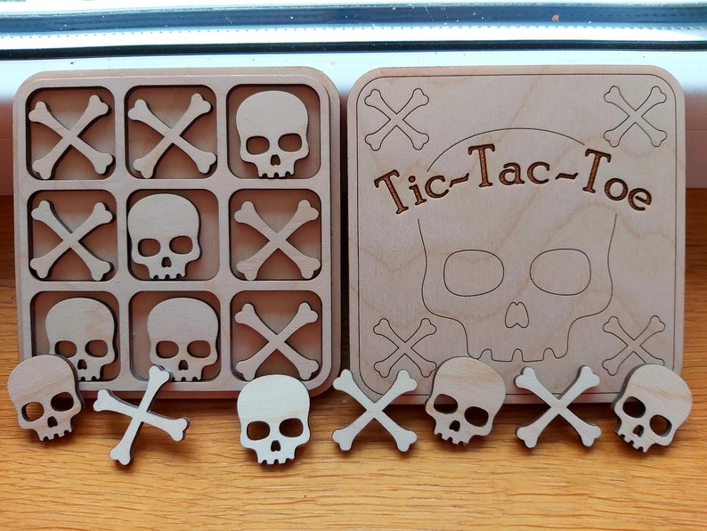 Halloween Tic Tac Toe Laser Cut File , Svg, Cdr, Dxf, Pdf, Kids ...