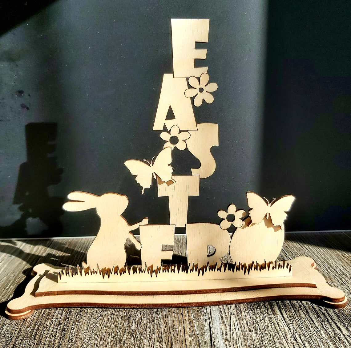 Easter Shelf Sitter File, Easter Decor Svg,cdr,dxf,pdf, Easter Laser ...