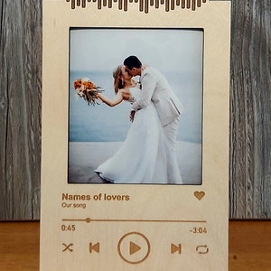 Photo Frame in Music Player Style, Laser File for 3mm&4mm Material, Svg ...