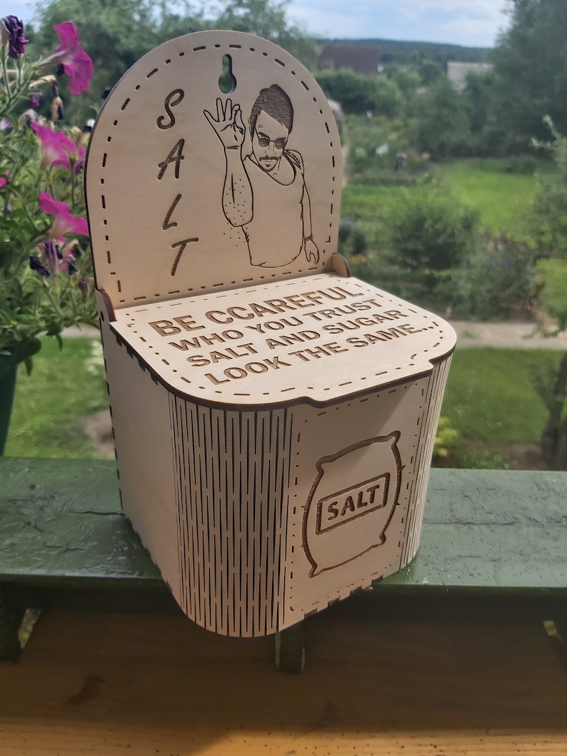 Salt Box, Laser Cutting File, Cdr, Svg, Dxf. - Etsy Australia