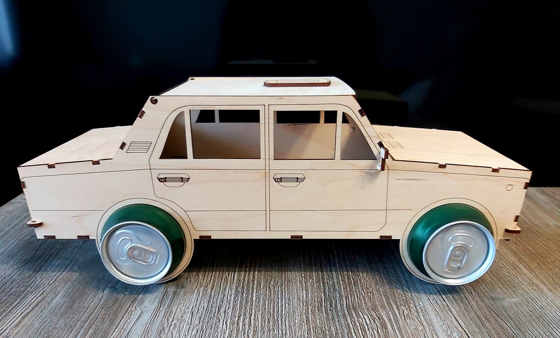 Lada Beer Laser Cut Files Box for Beer Gift Cut in Wood | Etsy