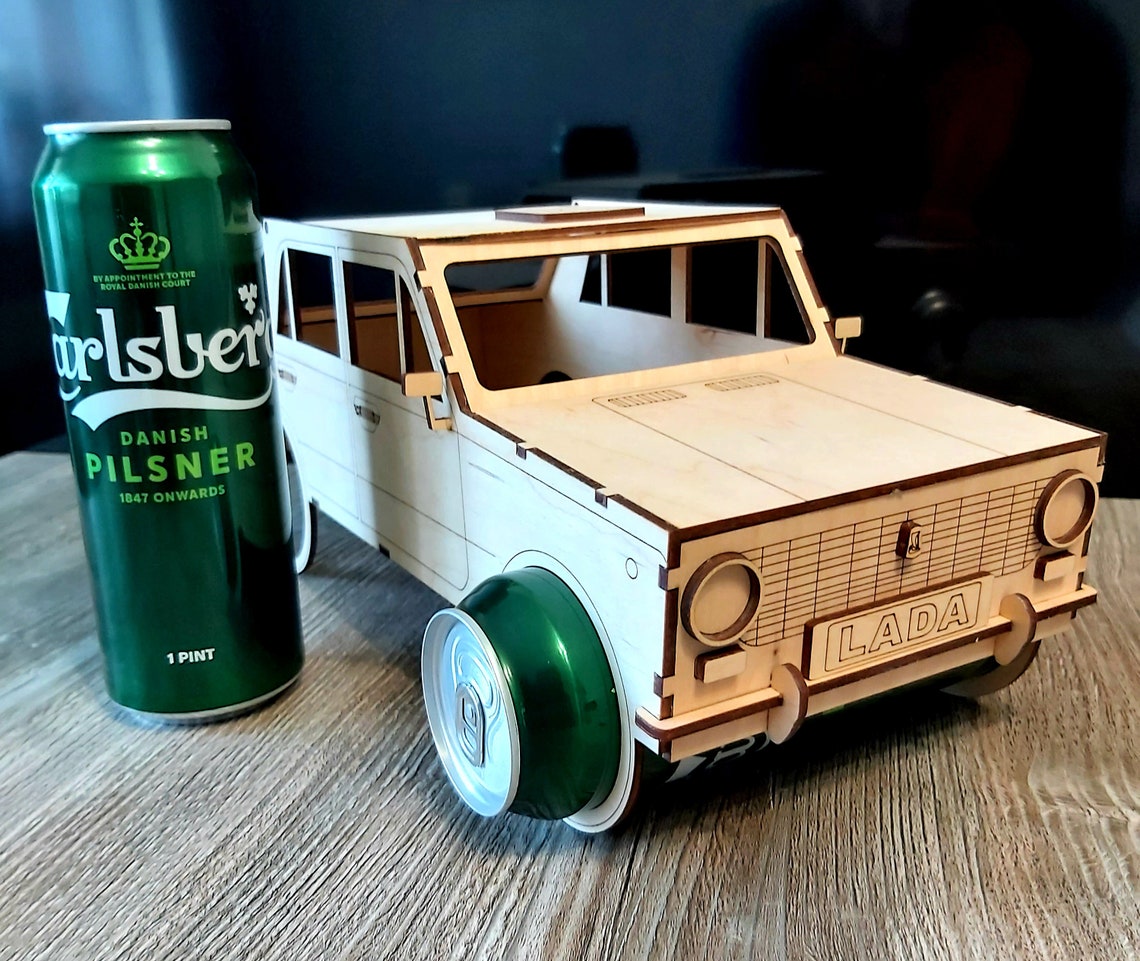 Lada Beer Laser Cut Files Box for Beer Gift Cut in Wood | Etsy