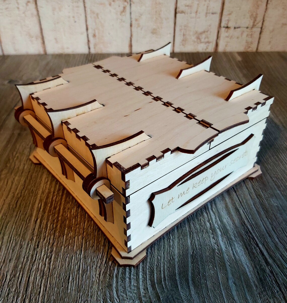 Box of Secrets Let This Box Keep Your Litlle Secrets. Dxf - Etsy
