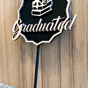 Graduation Cake Topper. Svg. Dxf. Cdr. Pdf. Laser Reddy File.graduation ...