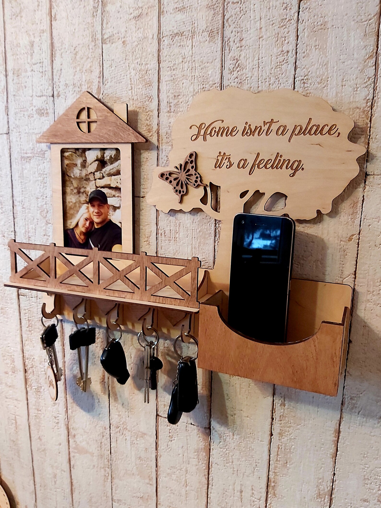 Key Holder File Svg Cdr Dxf Pdf Walet Holder Photo Frame. | Etsy