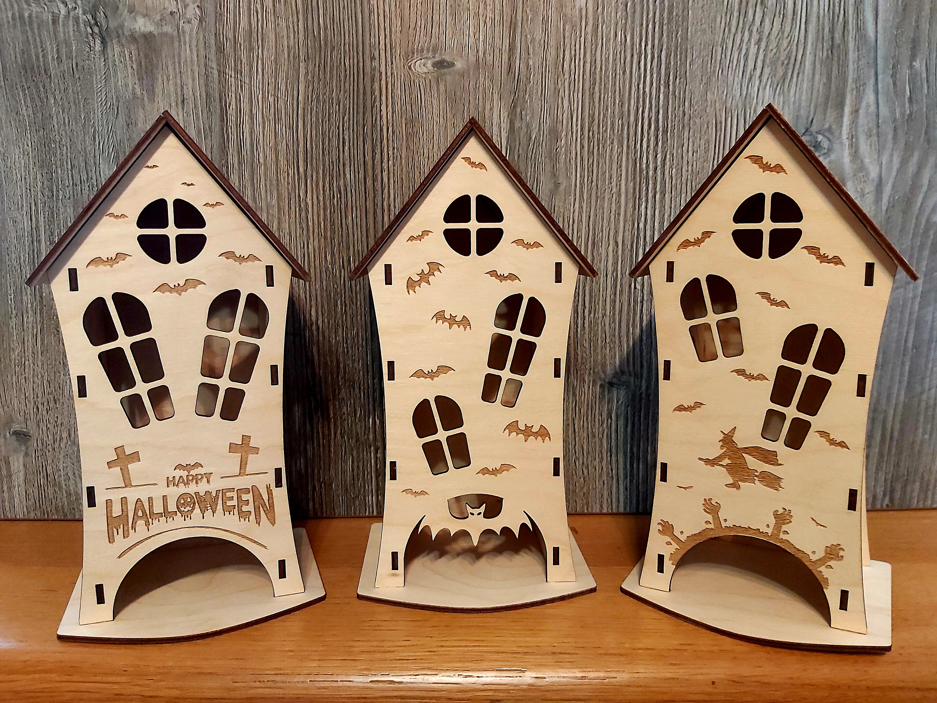 3D HALLOWEEN Laser File, Halloween Ghost Treat Box, Svg Dxf Cdr Pdf ...