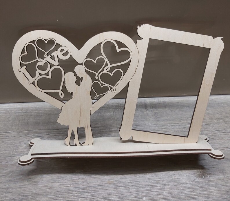 Love Photo Frame Digital File Valentine's Day Photo Frame | Etsy