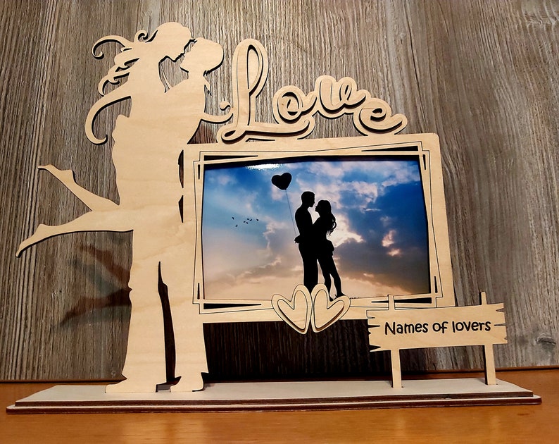 Love Photo Frame Digital File Valentine's Day Photo - Etsy