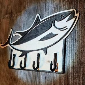 Fishing Key Holder Laser Cut, Svg Dxf Cdr Pdf Files. - Etsy