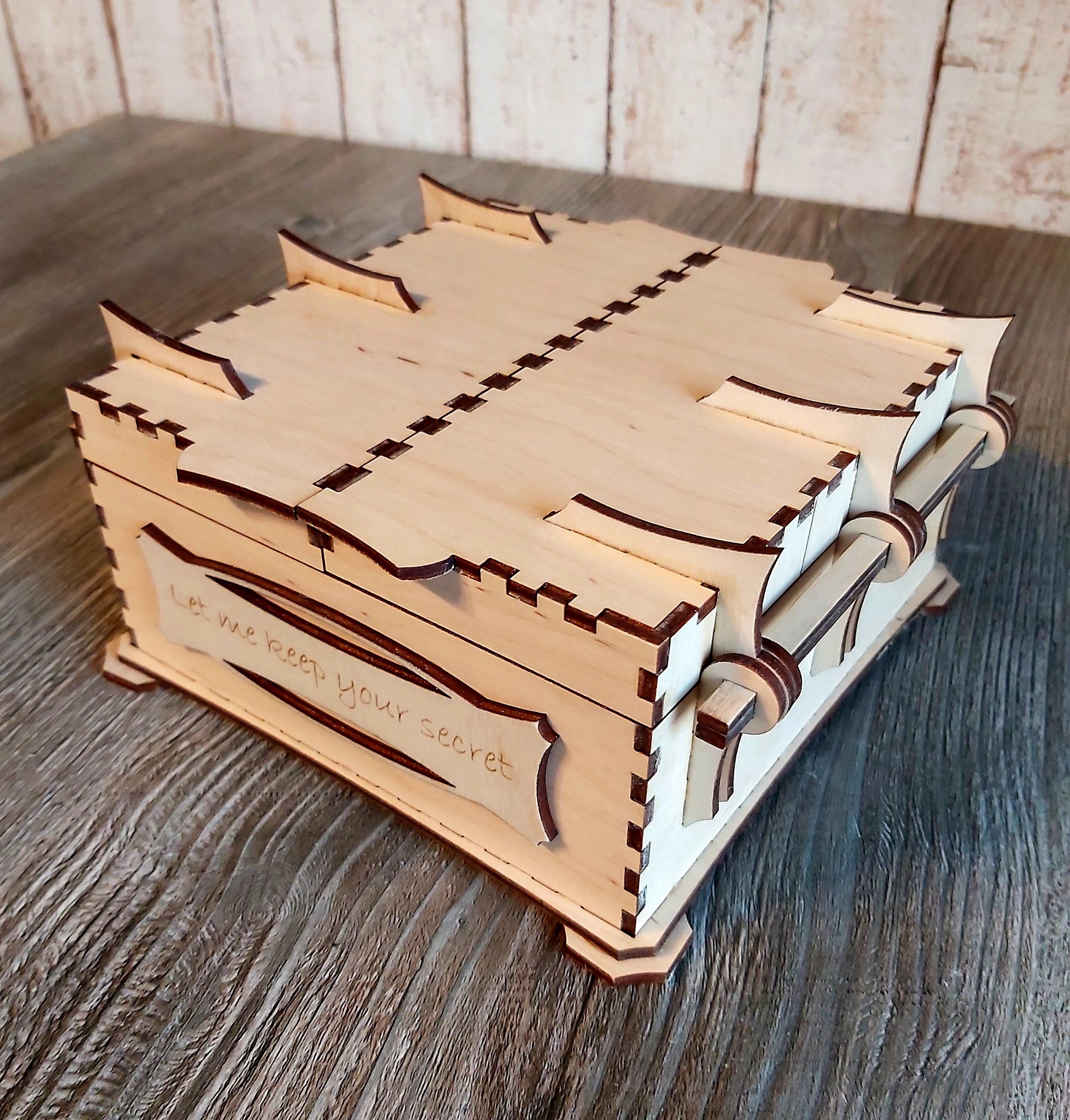 Box of Secrets Let This Box Keep Your Litlle Secrets. Dxf - Etsy