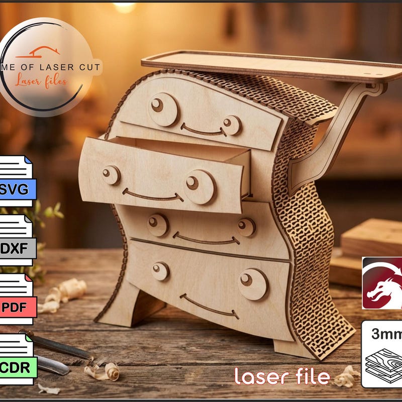 Cutting Board Organizer Svg - Etsy