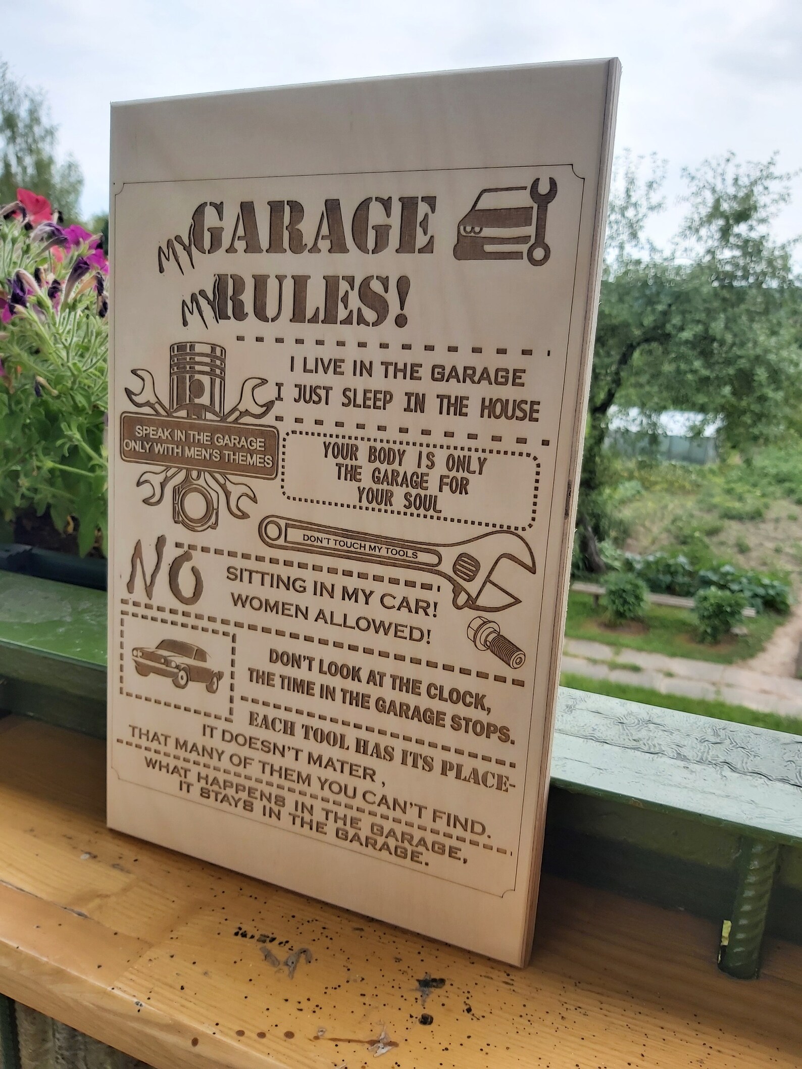 Garage Rules - Etsy