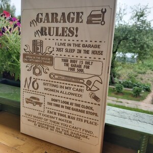 Garage Rules - Etsy
