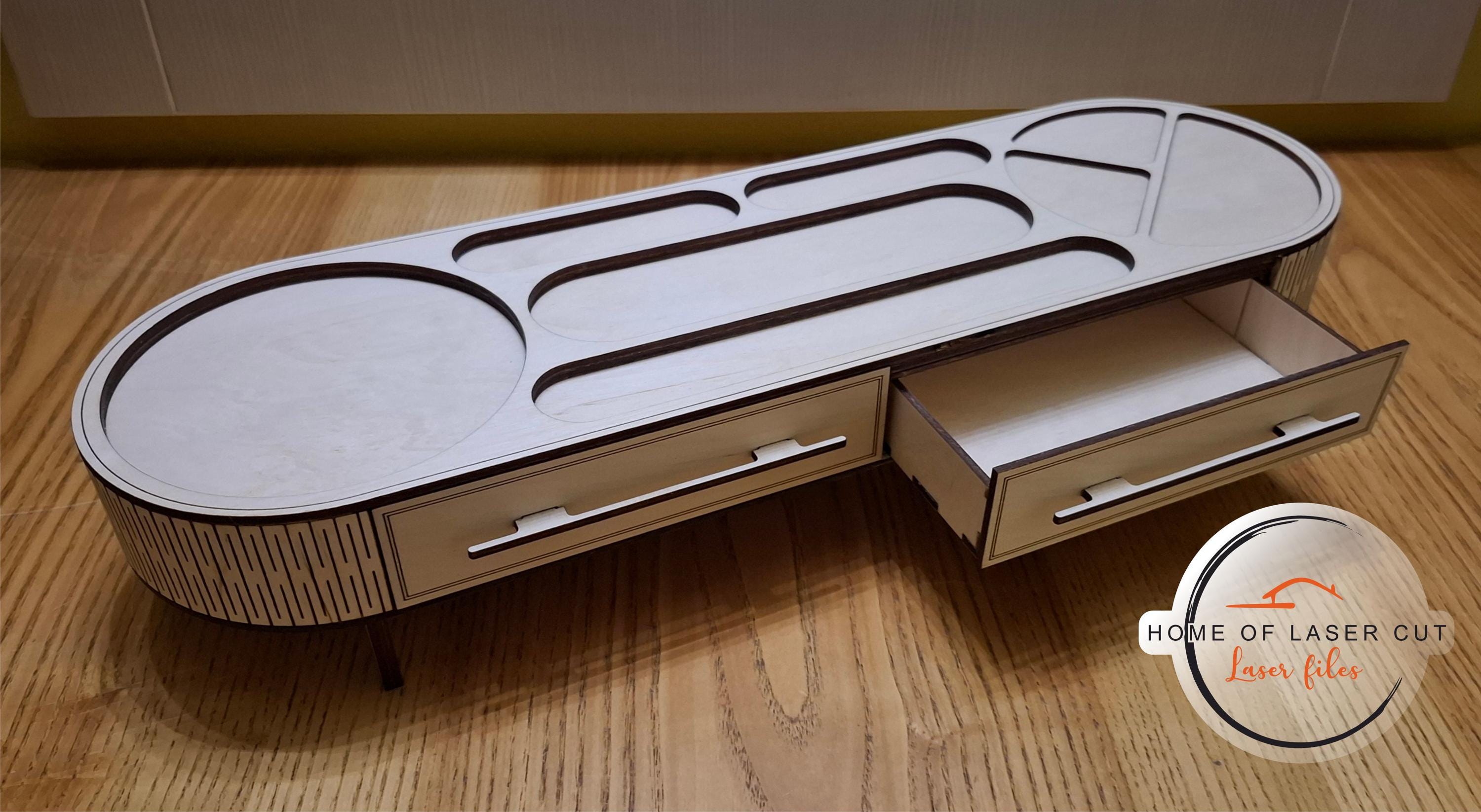 Computer Desk Organizer , Laser File Svg,cdr,dxf, Pdf, for 3mm Material ...