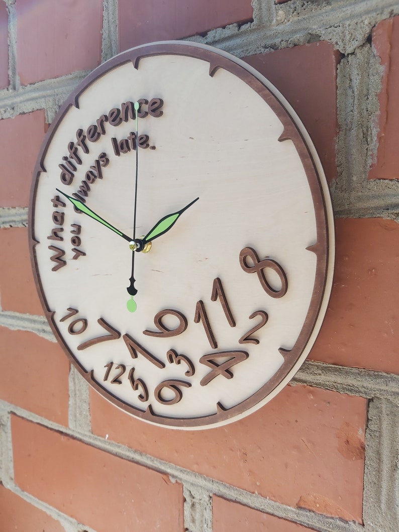 Clock CDR DXF SVG | Etsy