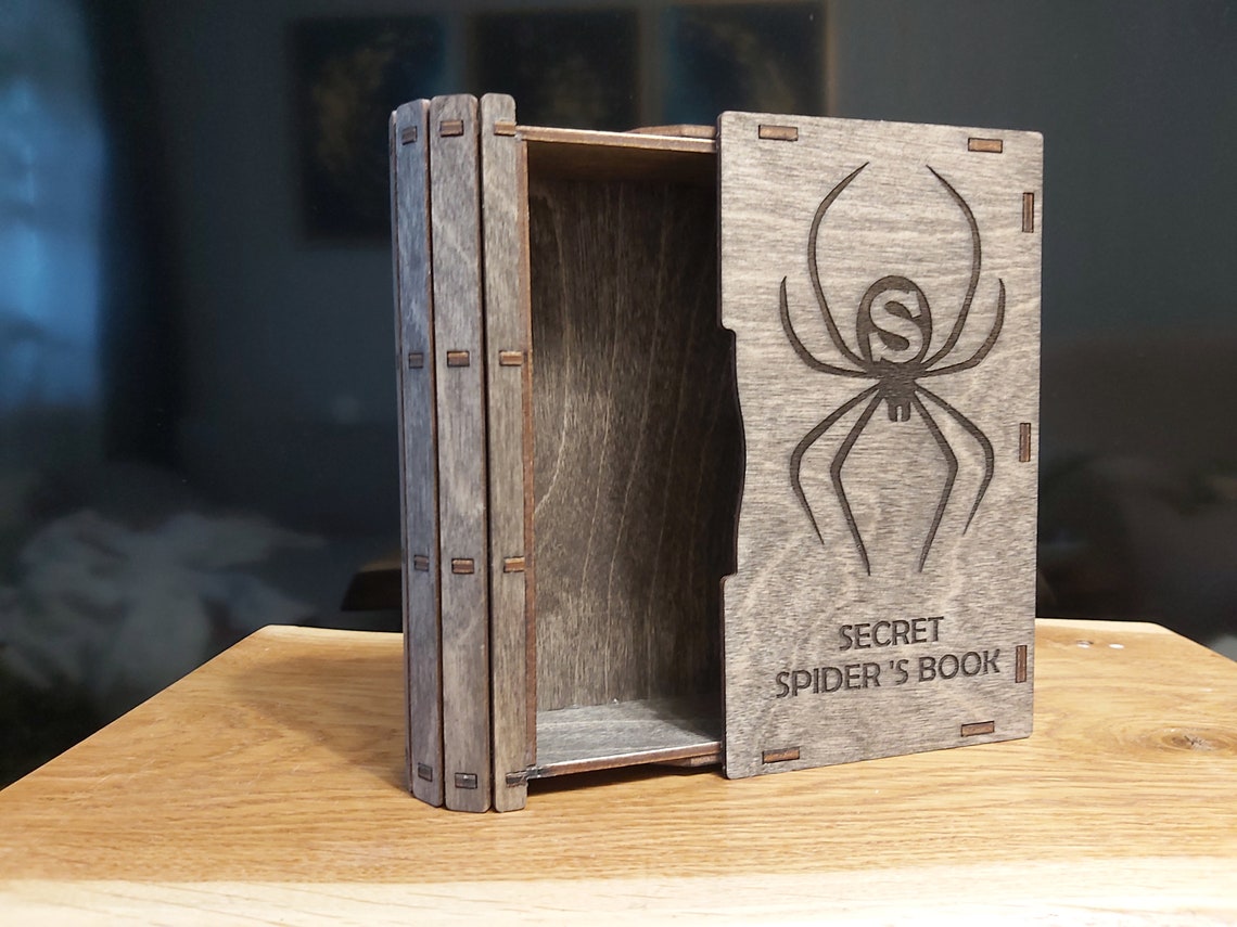 Slider Book. 3mm Laser Cut Files SVG PDF CDR Dxf Digital | Etsy