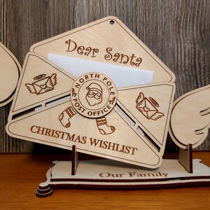Letter to Santa With Stand | Laser Christmas Files SVG | Cdr | Dxf ...